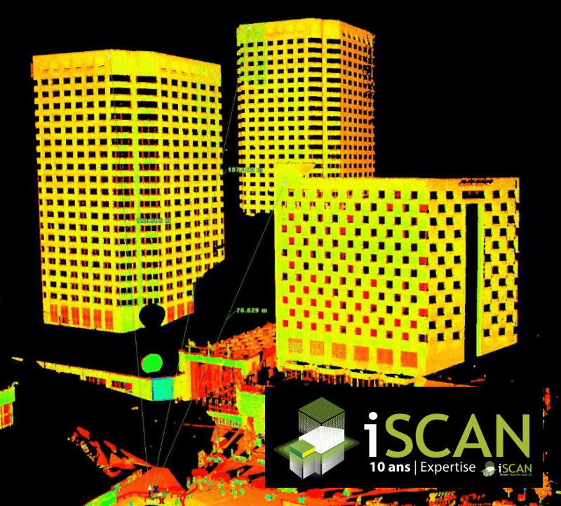 La numérisation 3D et la documentation technique d’immeubles. Études de cas. - iSCAN3D